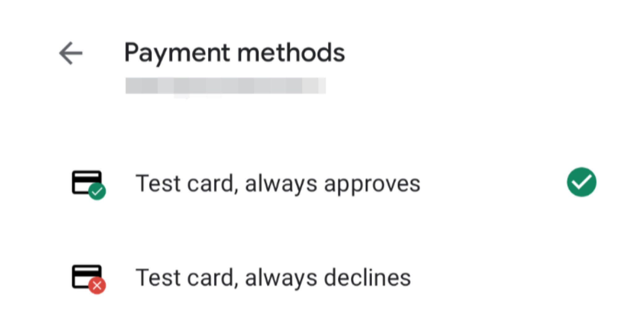 How to test subscriptions on Android
